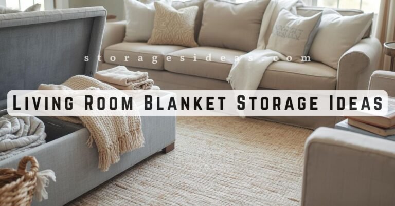 8 Inspiring Living Room Blanket Storage Ideas That Keep Cozy Comfort ...