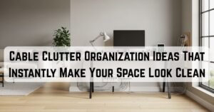 10 Cable Clutter Organization Ideas That Instantly Make Your Space Look ...